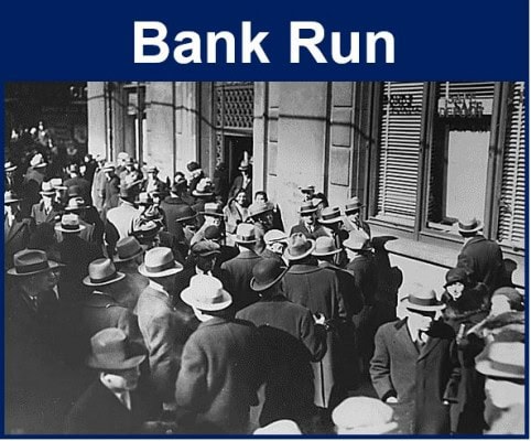 Bank run - definition and meaning - Market Business News