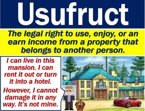 What is a usufruct? Definition and examples - Market Business News