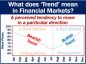 What is a trend? Definition and some relevant examples