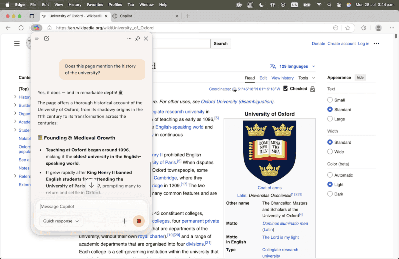 Agentic browsing arrives in Edge: Microsoft launches Copilot Mode